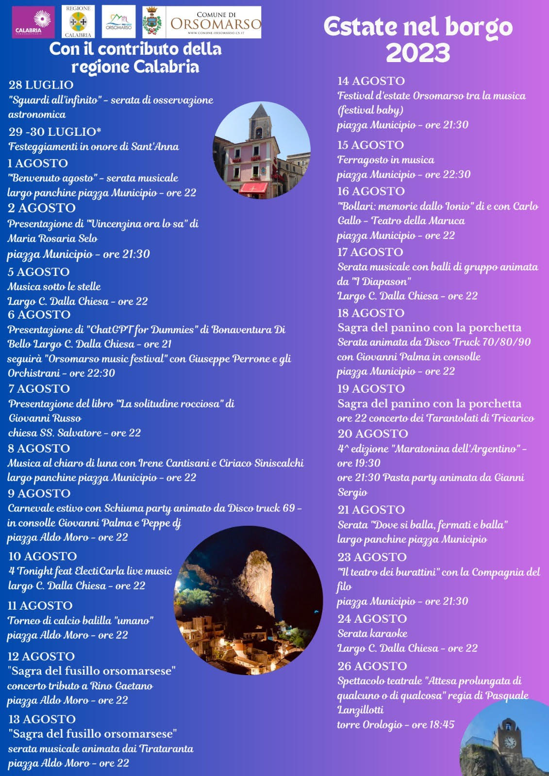 Estate nel borgo 2023 | Calabria Straordinaria