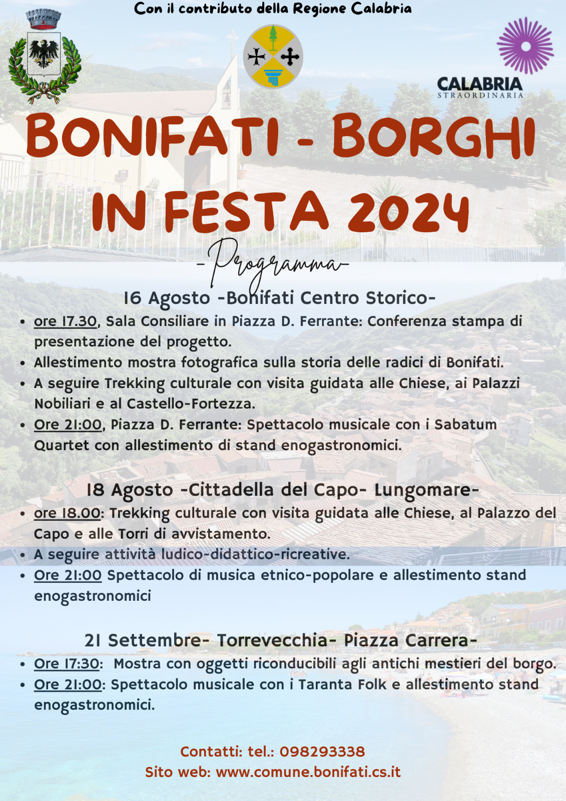 Bonifati, Borghi in Festa 2024 | Calabria Straordinaria