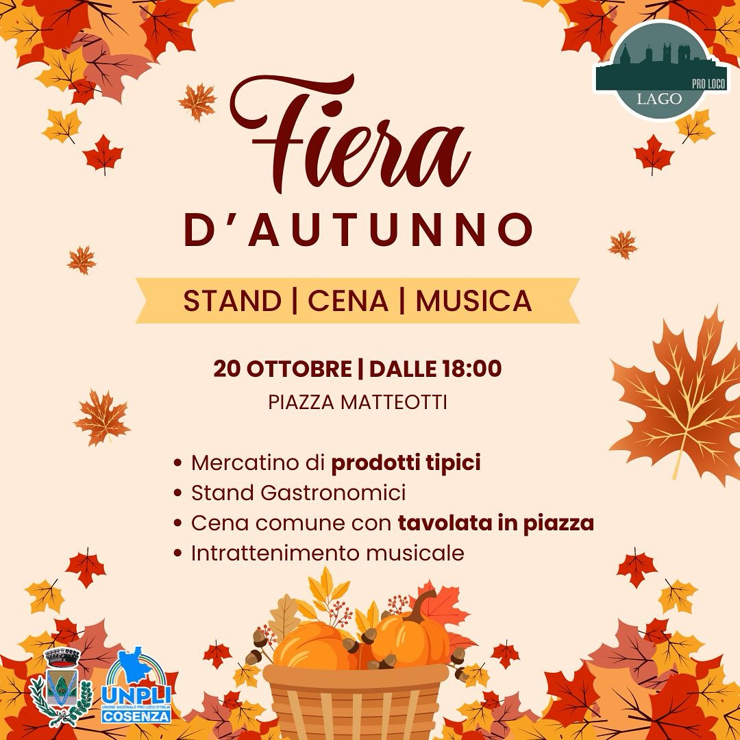 Fiera d'Autunno | Calabria Straordinaria