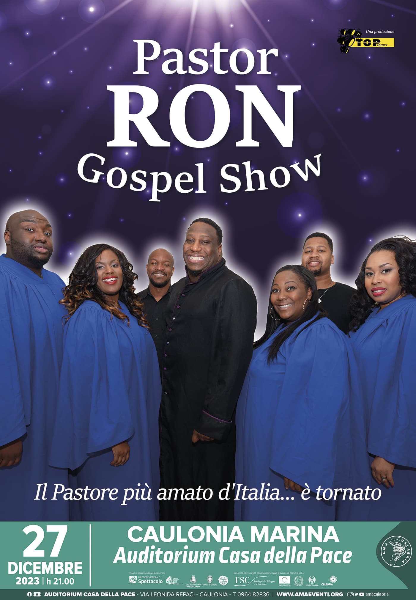 Pastor Ron Gospel Show | Calabria Straordinaria