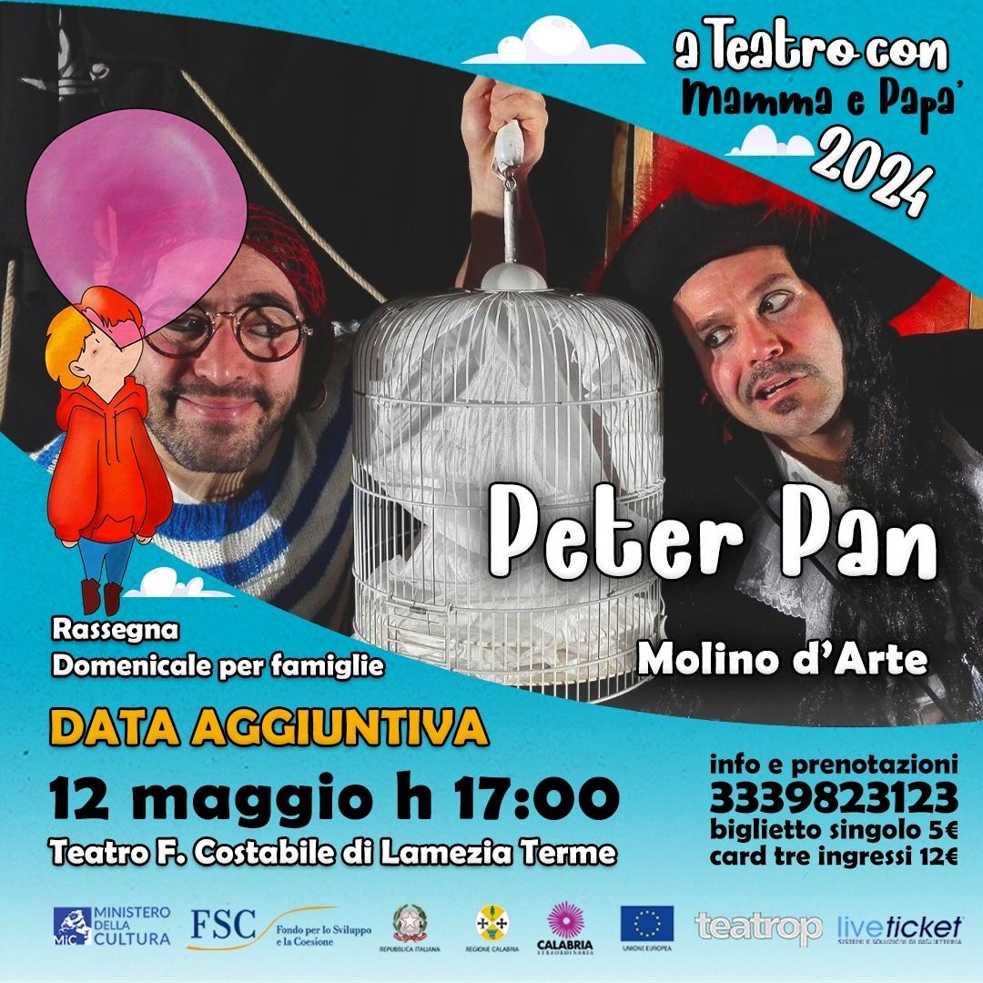 A Teatro con mamma e papà - Peter Pan | Calabria Straordinaria