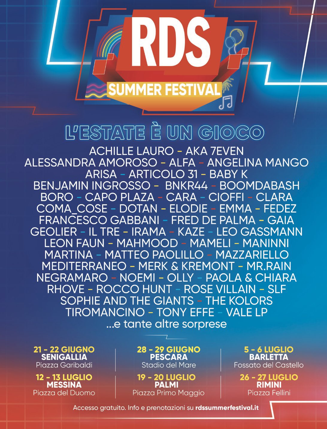 RDS Summer Festival | Calabria Straordinaria